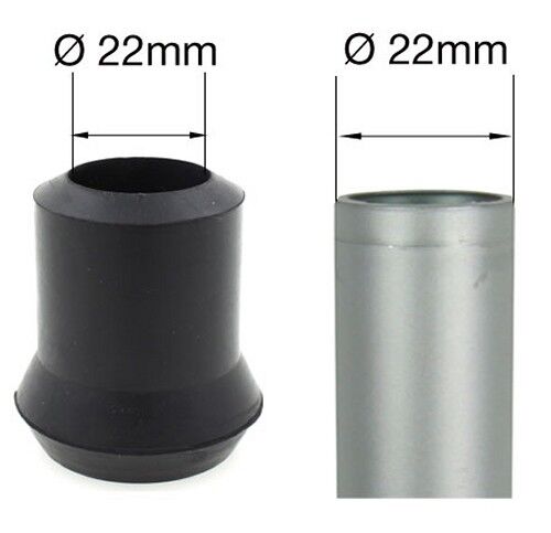 D TYPE RUBBER FERRULES ALL SIZES FOR WALKING STICKS & CANES | eBay UK