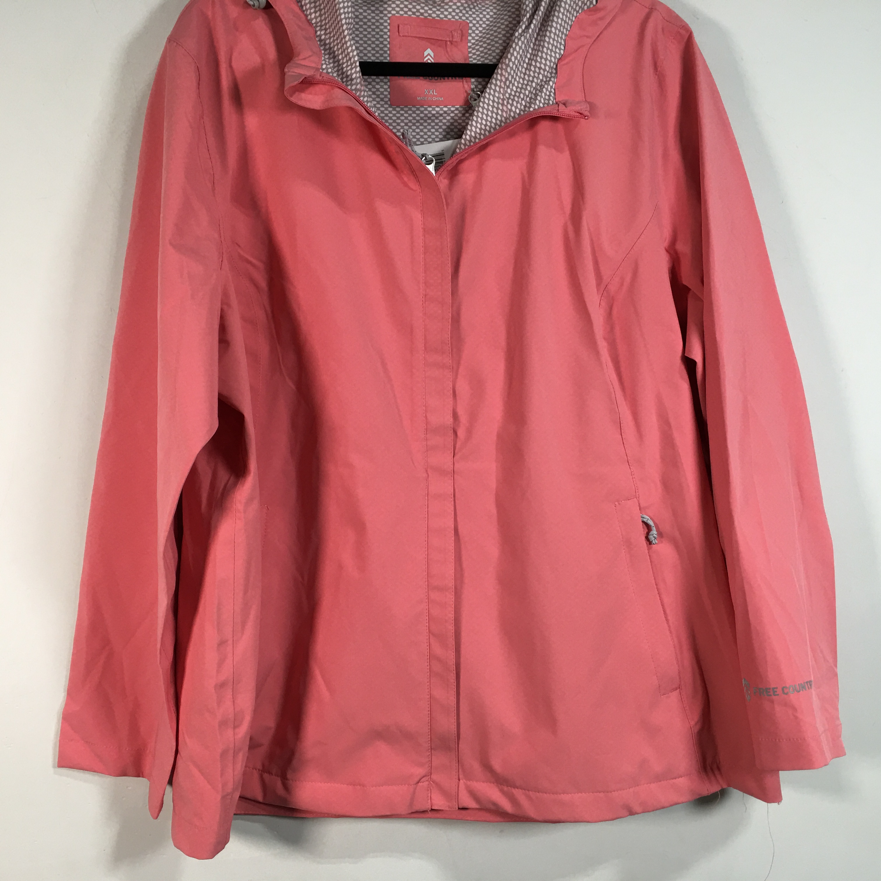 Free Country Waterproof Rain Jacket, Women's Size XXL - Rose Pink ...